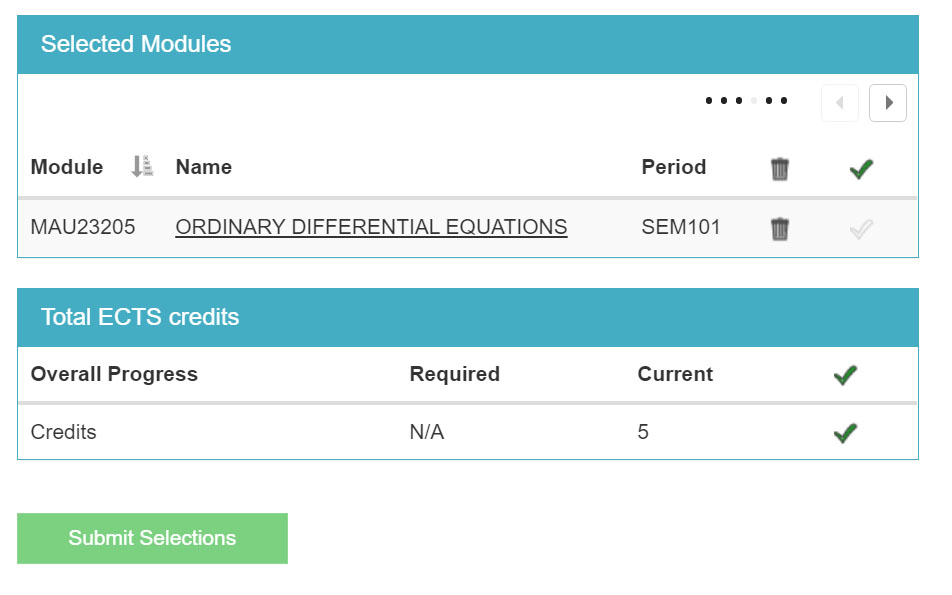 Online module enrolment - Academic Registry - Trinity College Dublin