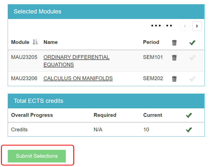 Online module enrolment - Academic Registry - Trinity College Dublin