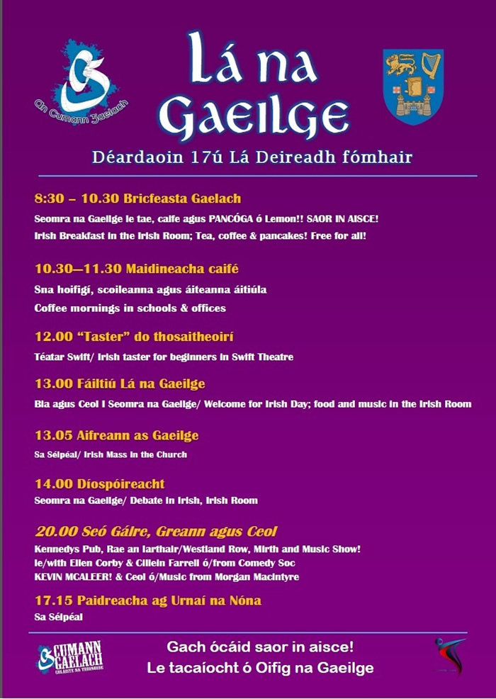 Oifig na Gaeilge : Trinity College Dublin, the University of Dublin ...