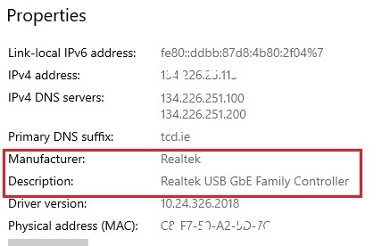 How to Get the Network Address of a Network Adapter - IT Services ...