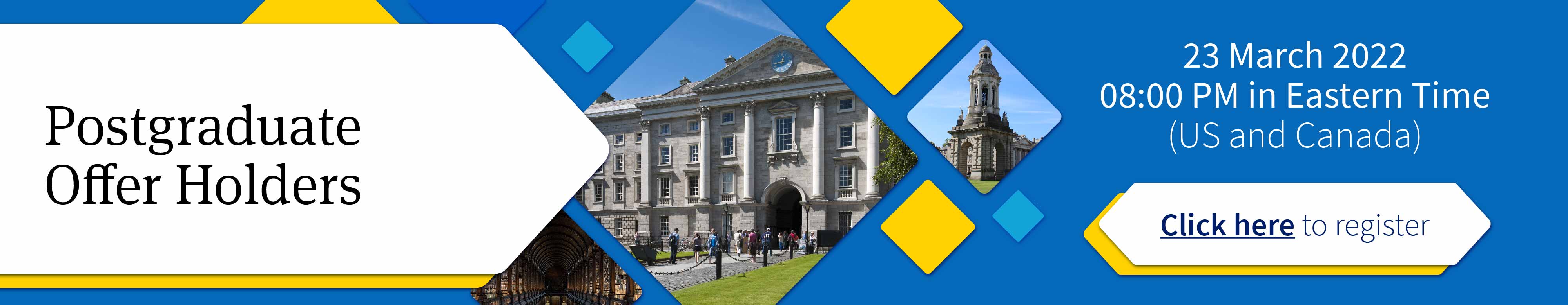 2022 US Hybrid Open Days - Study - Trinity College Dublin
