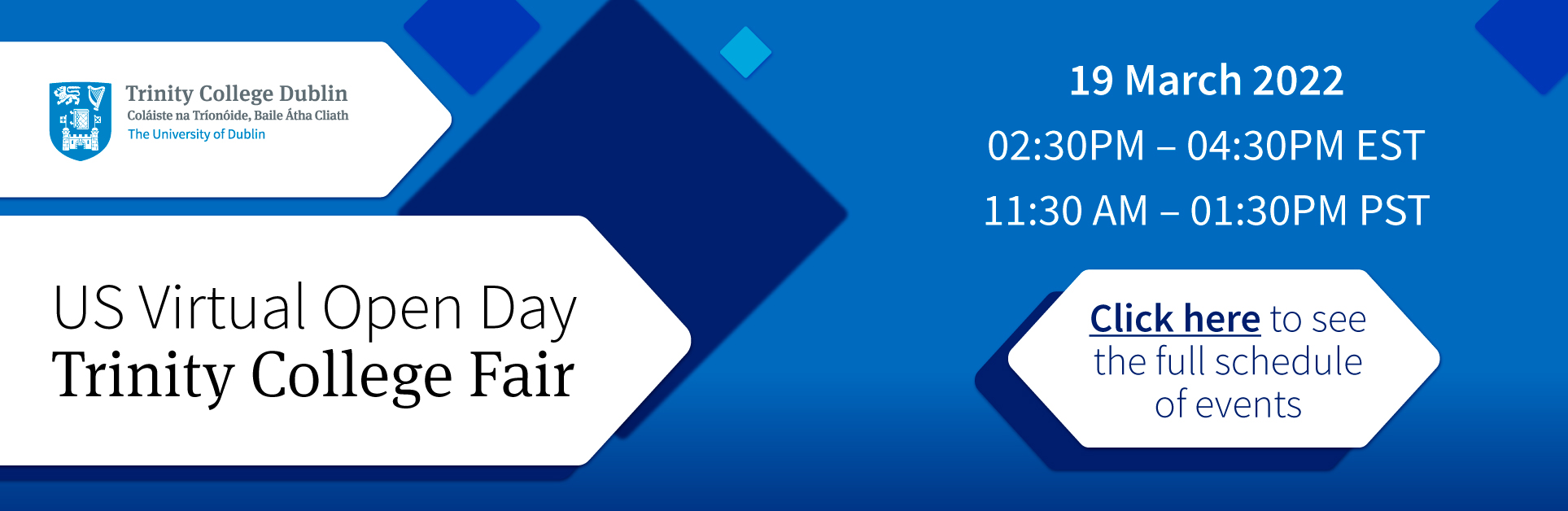 2022 US Hybrid Open Days - Study - Trinity College Dublin